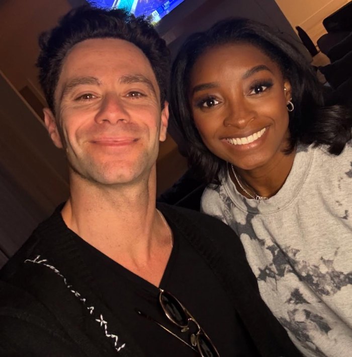 Sasha Farber Reunites With Former DWTS Partner Simone Biles | Us Weekly