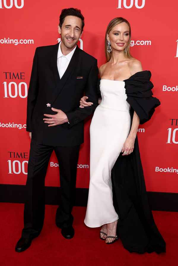 Adrien Brody, Georgina Chapman Are Loved Up at 2026 Oscars
