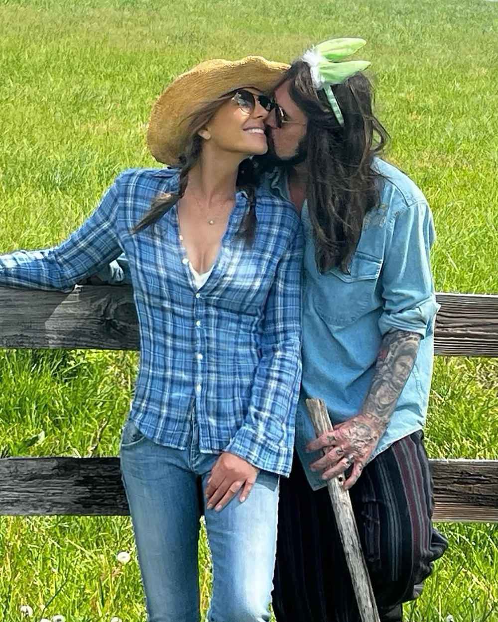 Elizabeth Hurley Shares Romantic Moment With Billy Ray Cyrus | Us Weekly