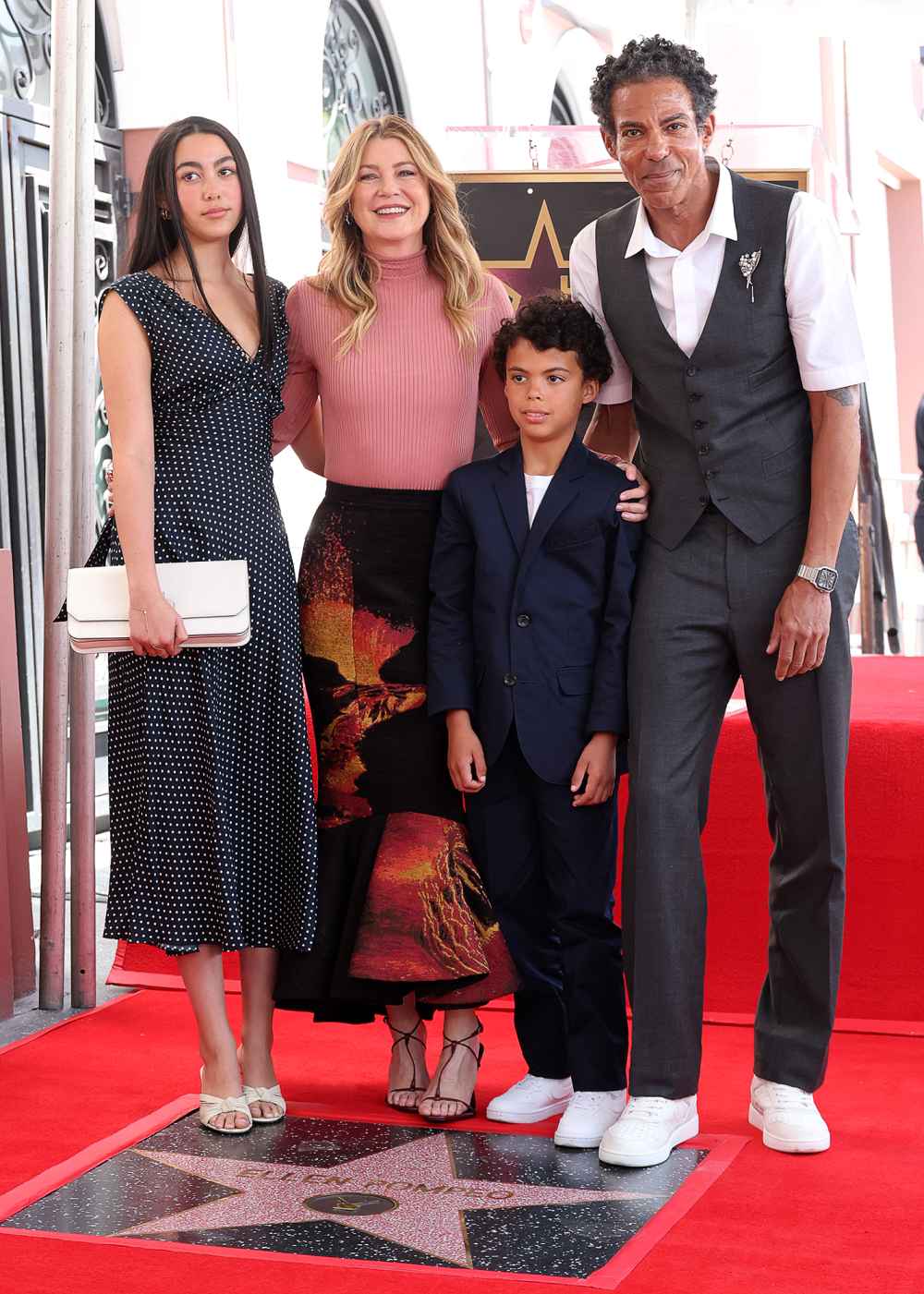 Ellen Pompeo Celebrates Hollywood Walk of Fame Honor With Family | Us ...