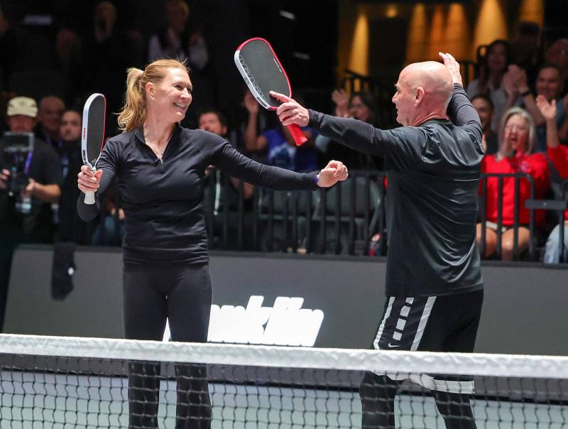 Andre Agassi Talks Pickleball, Parenting and Life With Steffi Graf | Us ...