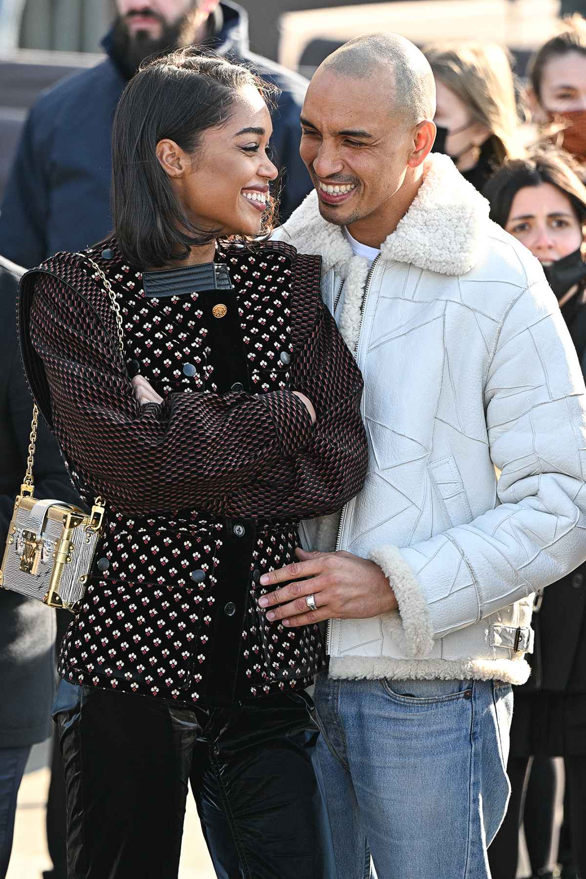 Laura Harrier and Sam Jarou Split After 4 Years Together Amicably | Us ...