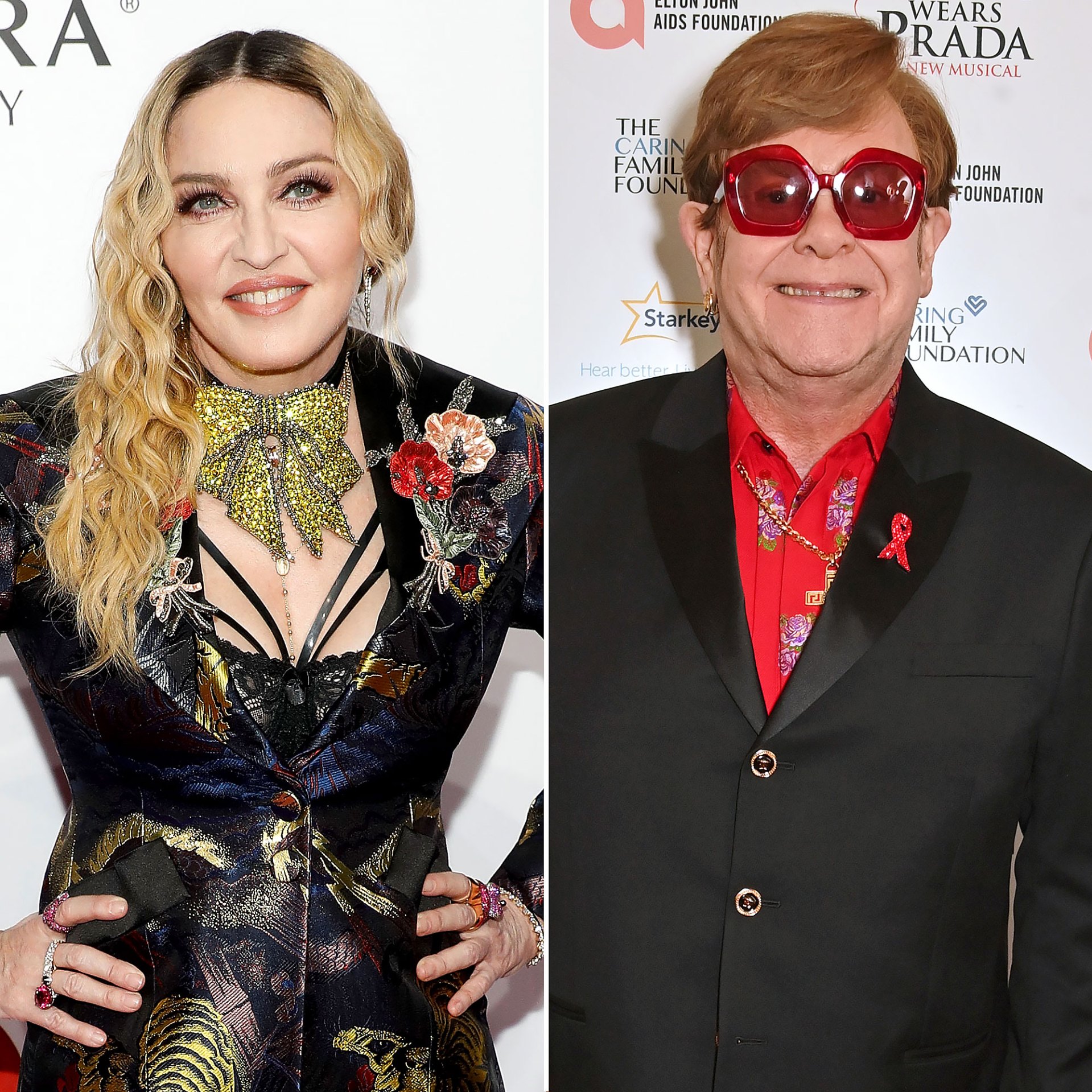 Madonna, Elton John End Longtime Beef Backstage at SNL | Us Weekly