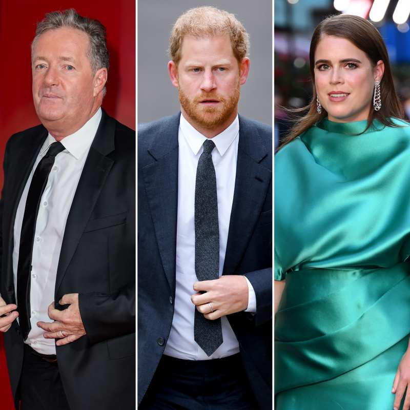 Piers Morgan Claims He Caused Prince Harry, Princess Eugenie Rift | Us ...