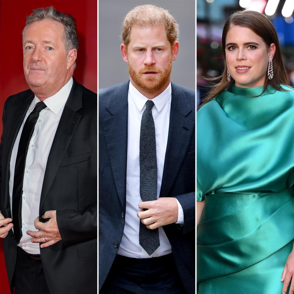Piers Morgan Claims He Caused Prince Harry, Princess Eugenie Rift | Us ...