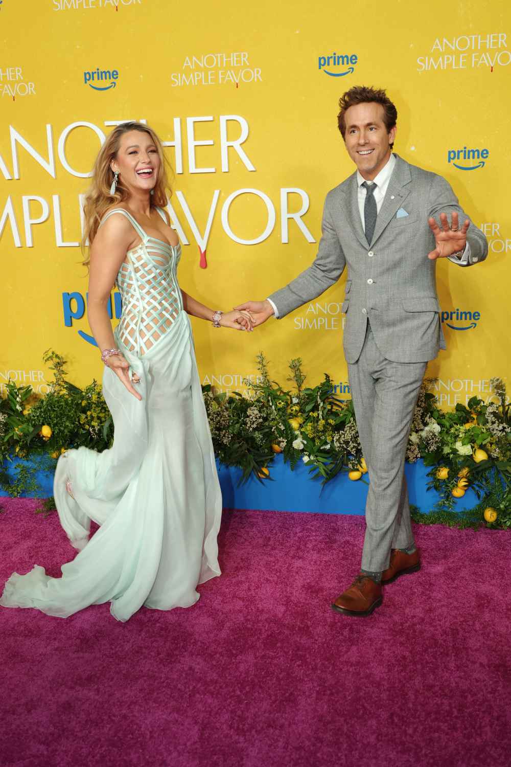 Blake Lively and Ryan Reynolds Shine at A Simple Favor 2 Premiere | Us ...