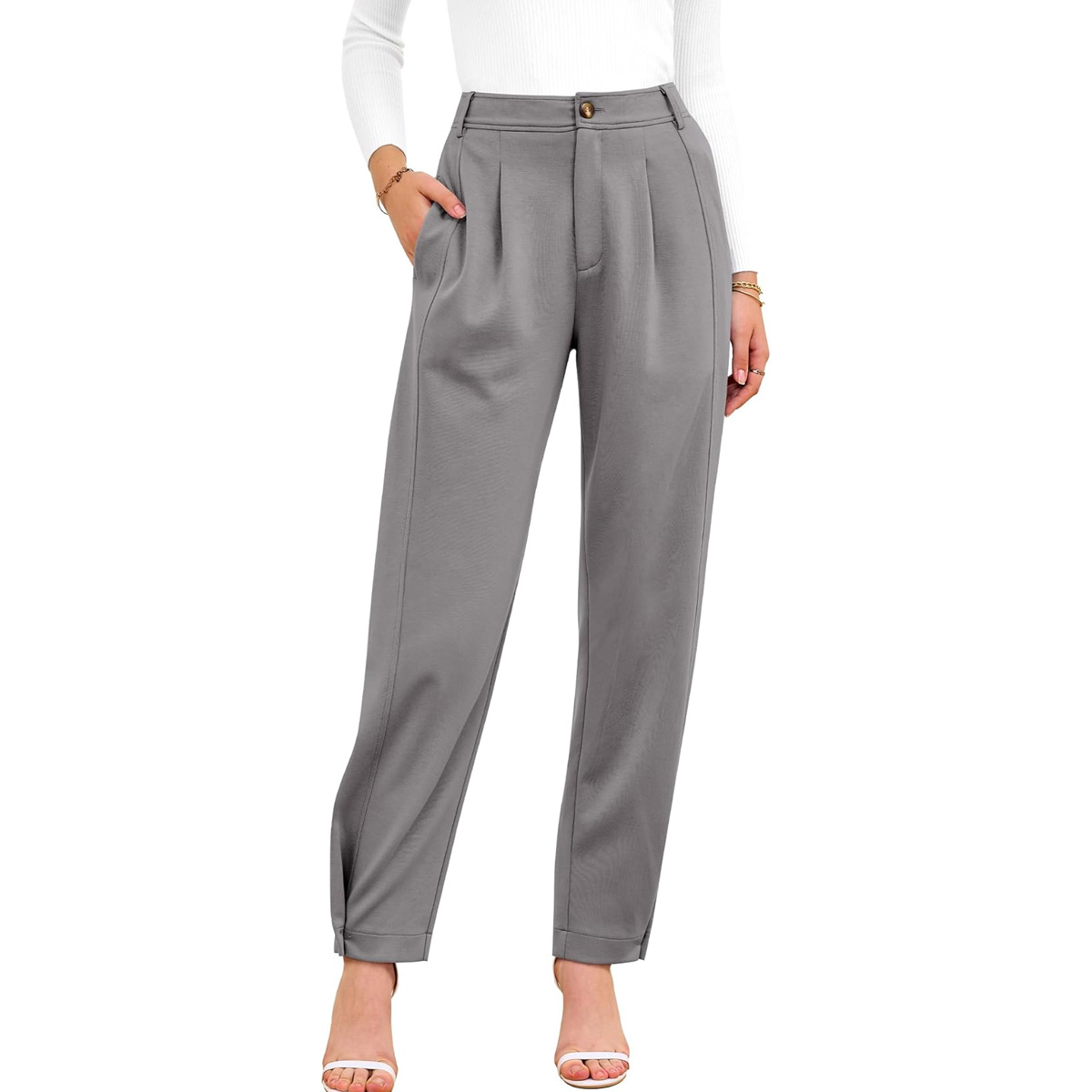 Love Kacey Musgraves Western Gray Slacks Look? Copy it for $33 | Us Weekly