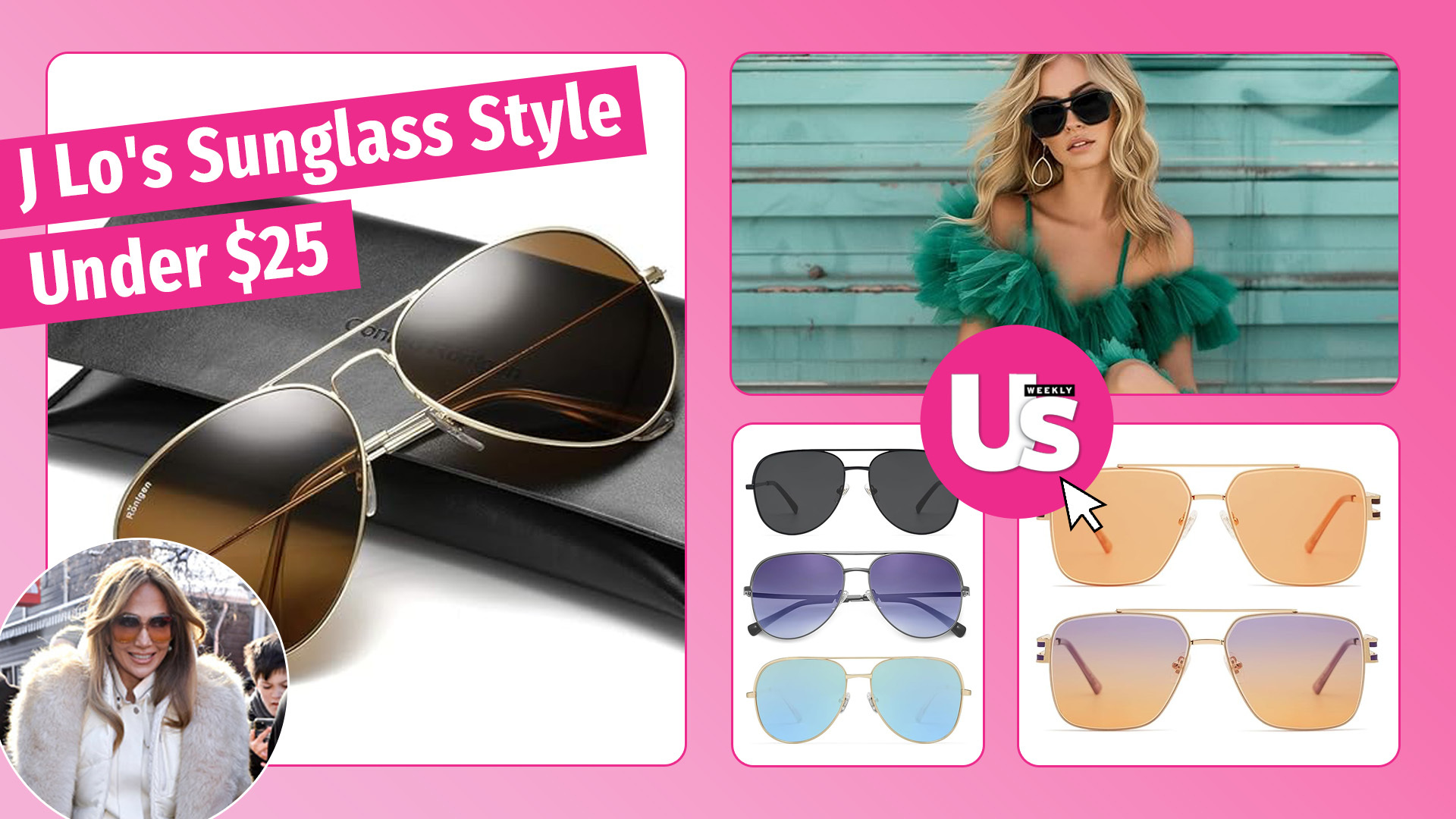 Copy J. Lo's Sunglasses Style on a $25 Budget | Us Weekly
