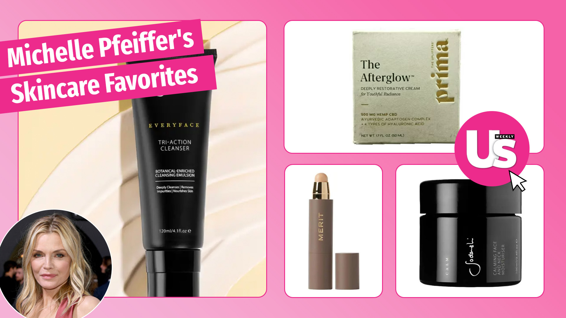 Michelle Pfeiffer's Simple Skincare Routine With 5 Clean Products | Us ...