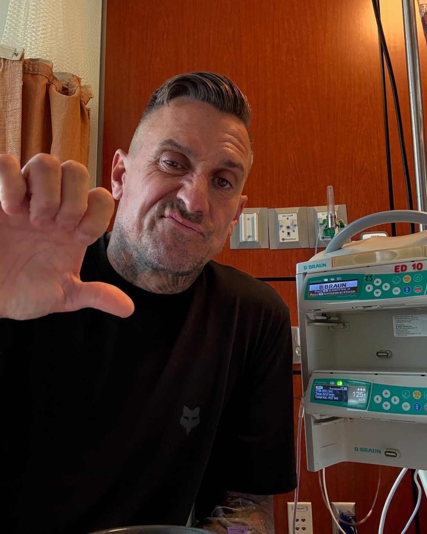 Carey Hart Credits Pink After Gruesome Motocross Injury | Us Weekly