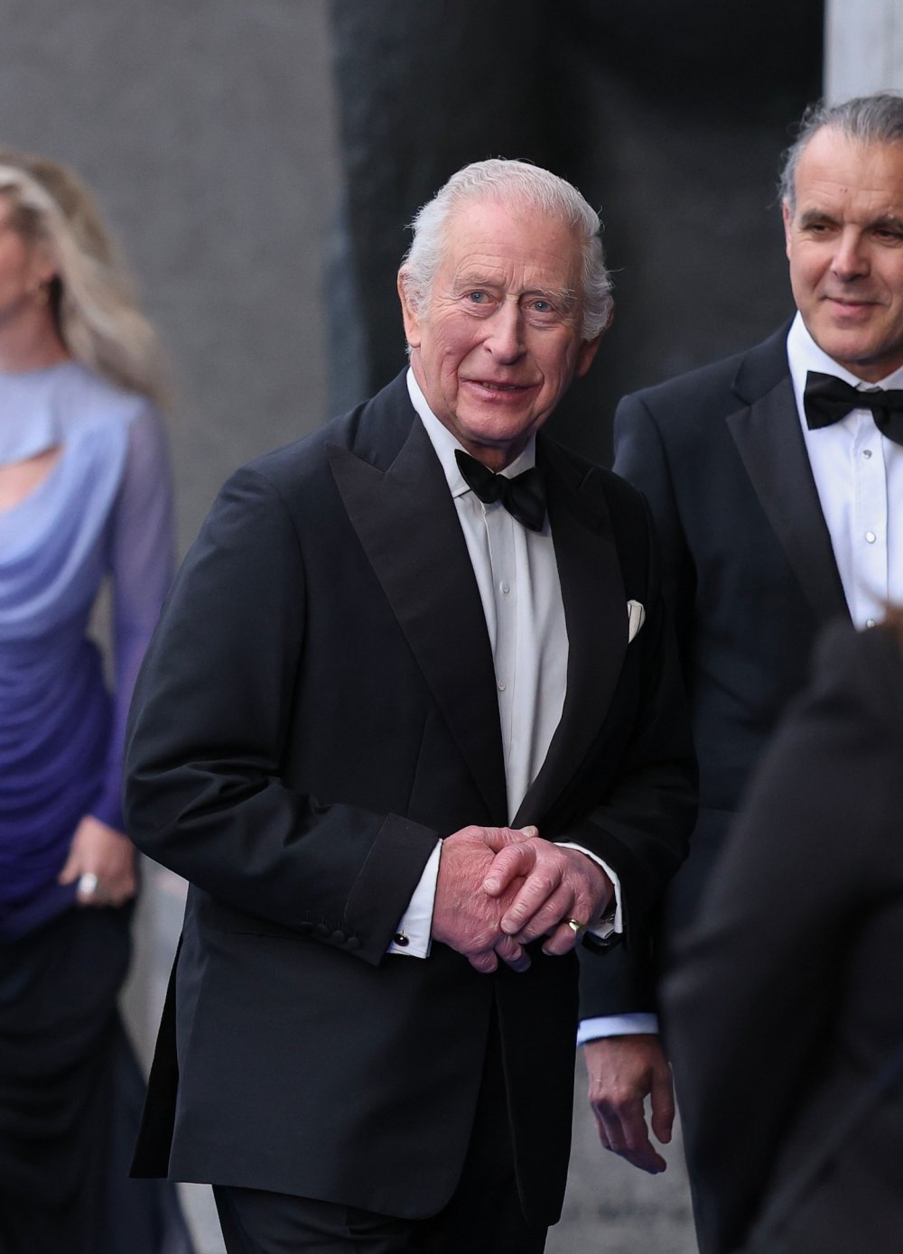 King Charles III Is All Smiles in Tuxedo Amid Mounting Prince Harry ...