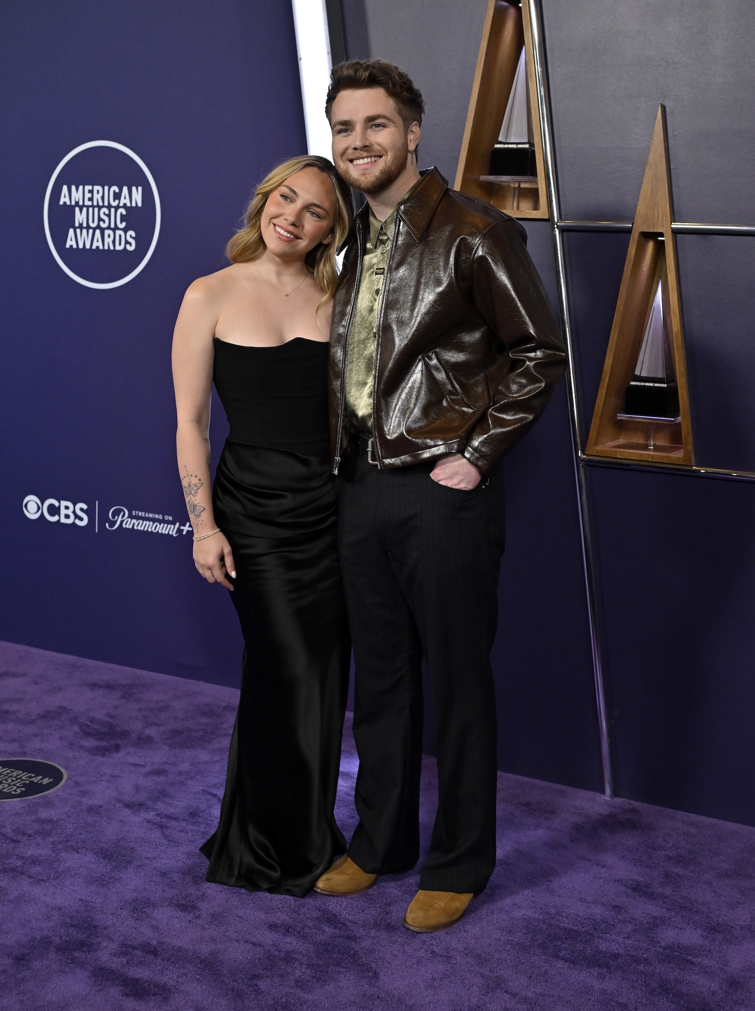 Celebrity Couples Heat Up 2025 AMAs Red Carpet | Us Weekly