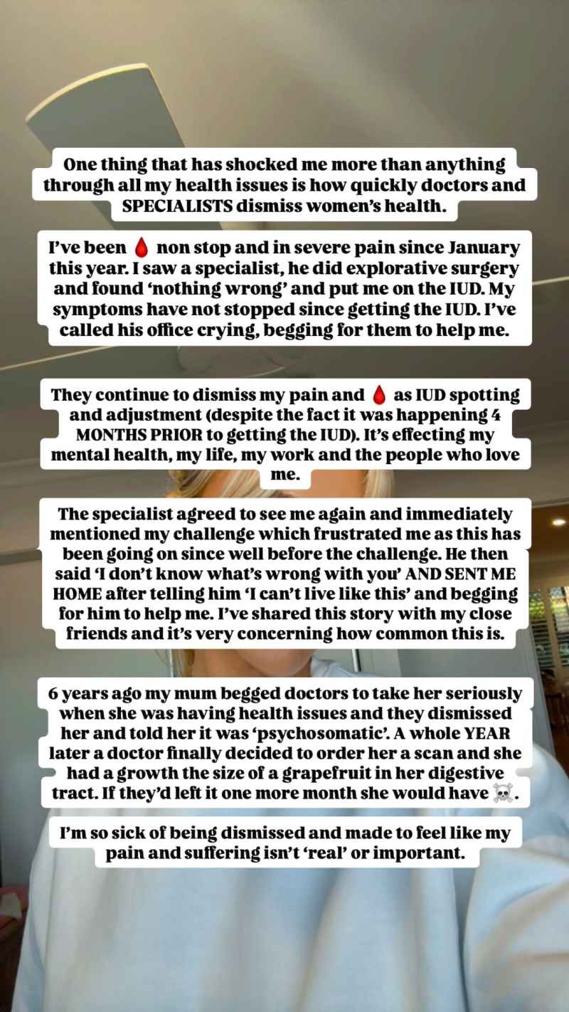 Annie Knight Claims Doctor 'Dismissed' Pain Amid Health Issues | Us Weekly