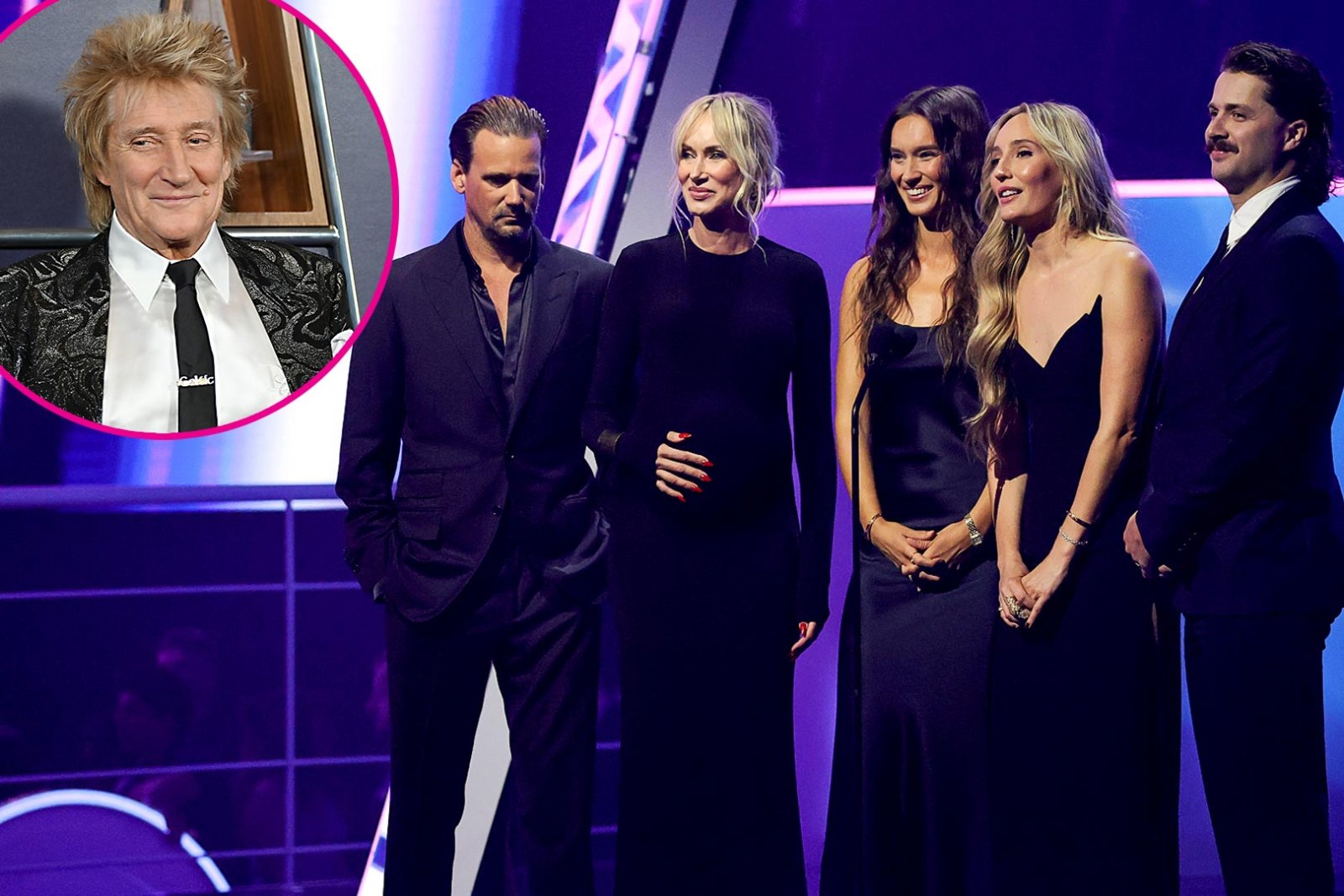 Rod Stewart's Kids Have Surprise Reunion to Celebrate Dad at 2025 AMAs ...