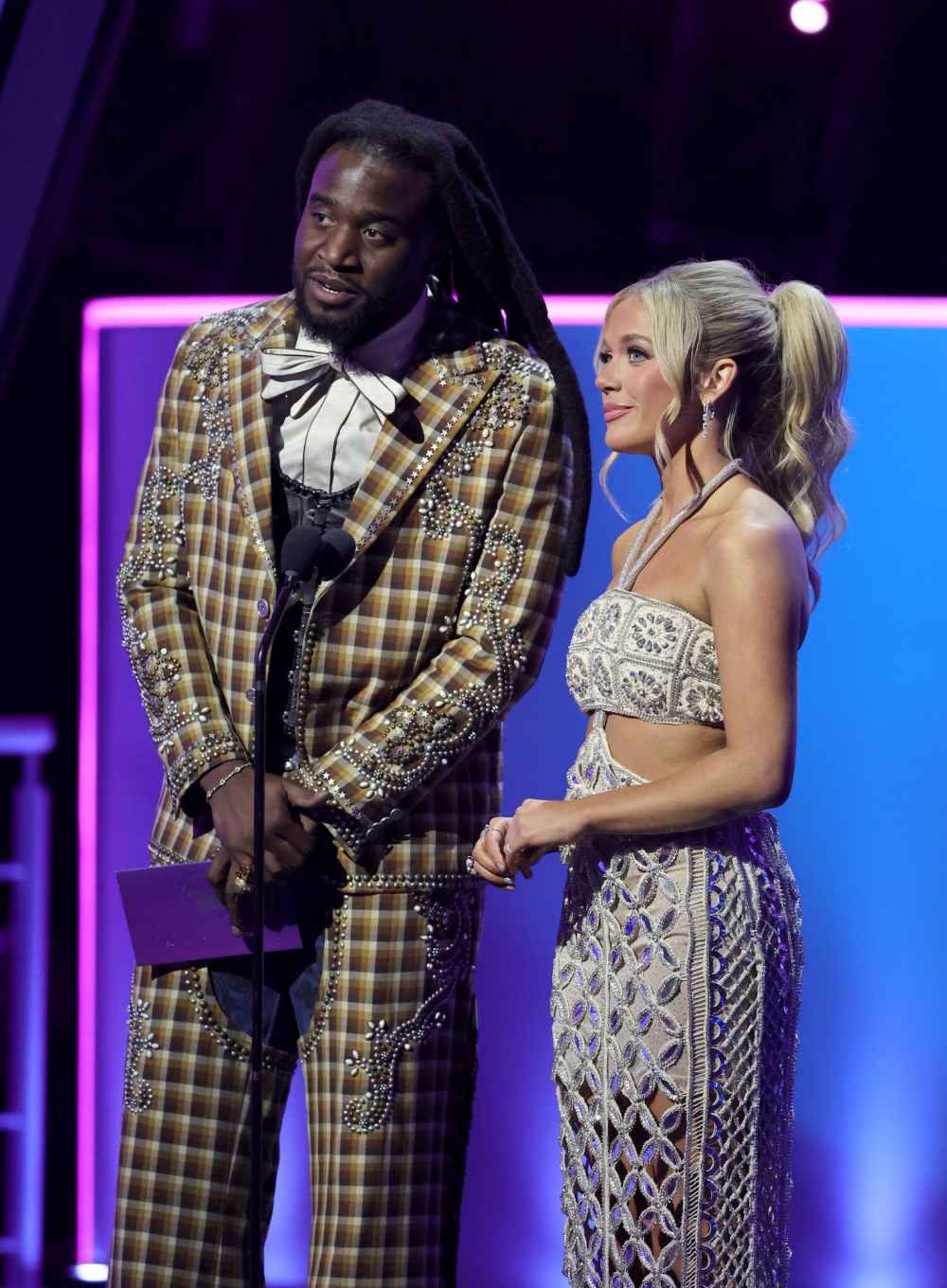 Shaboozey Reacts to Megan Moroney's Carter Family Comment at AMAs | Us ...