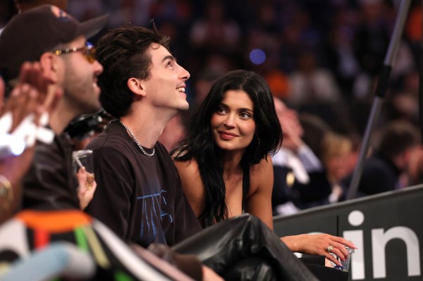 Timothee Chalamet, Kylie Jenner Cheer on Knicks at Playoff Game | Us Weekly