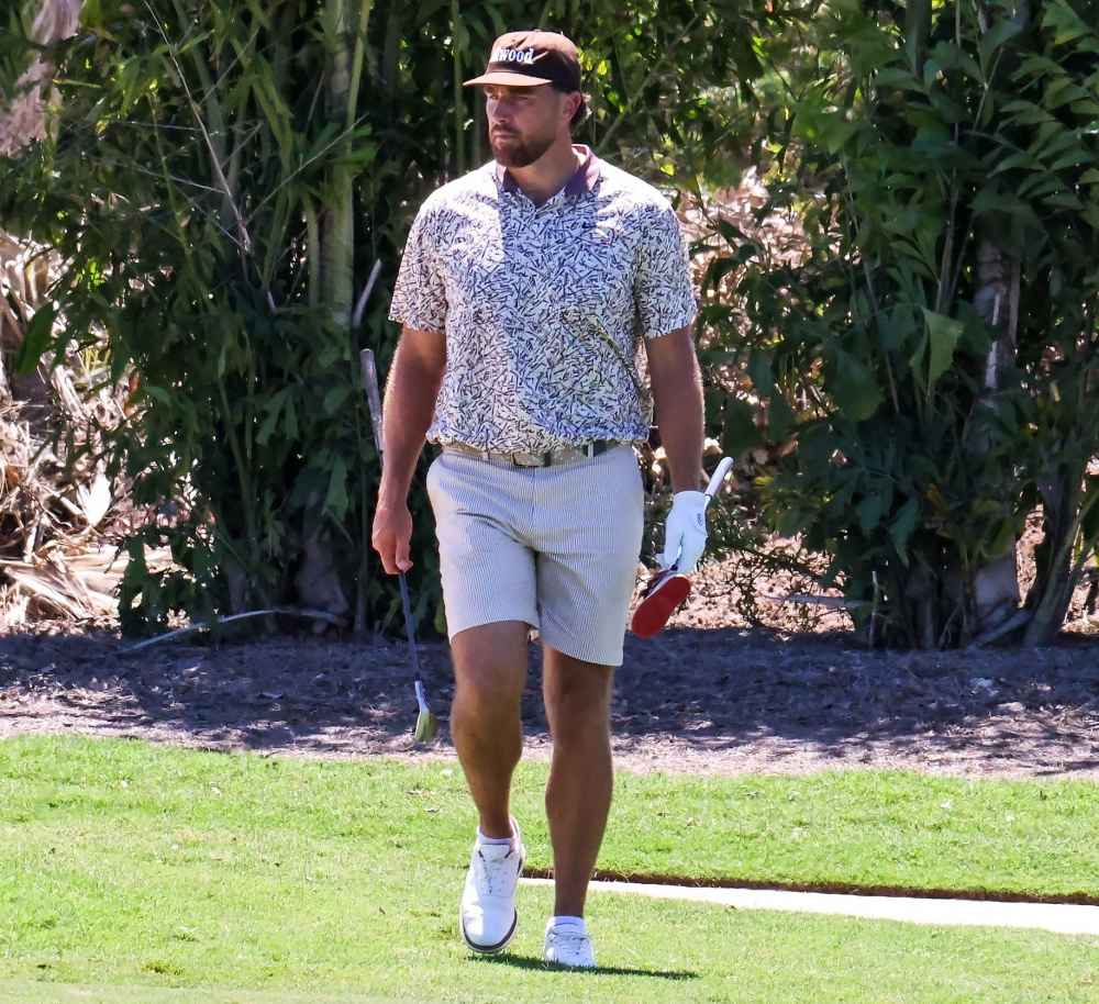 Travis Kelce Shows Off Legs on Golf Course Days Before Chiefs Minicamp ...