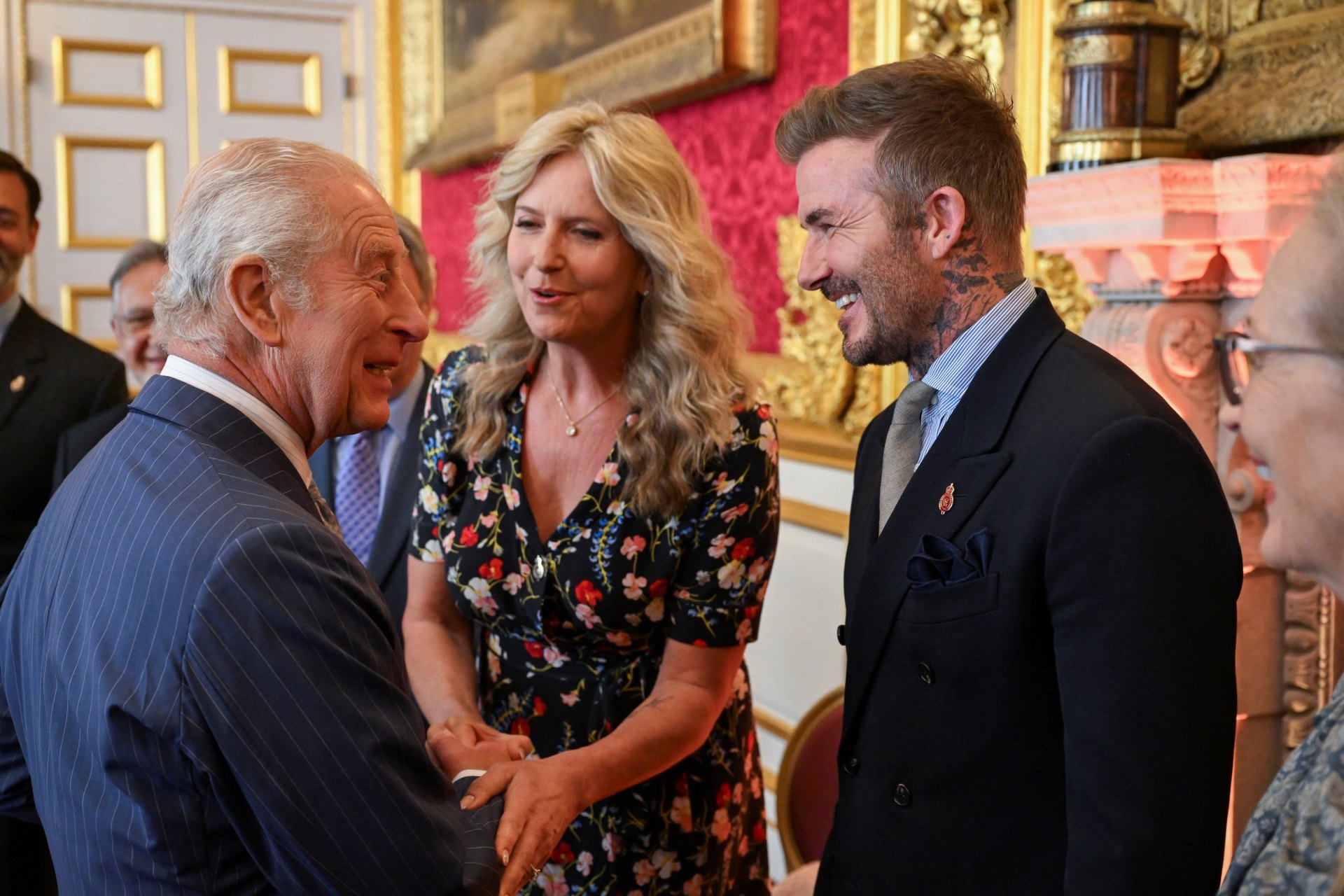 David Beckham Joins Maria Sharapova at Wimbledon After Surgery | Us Weekly