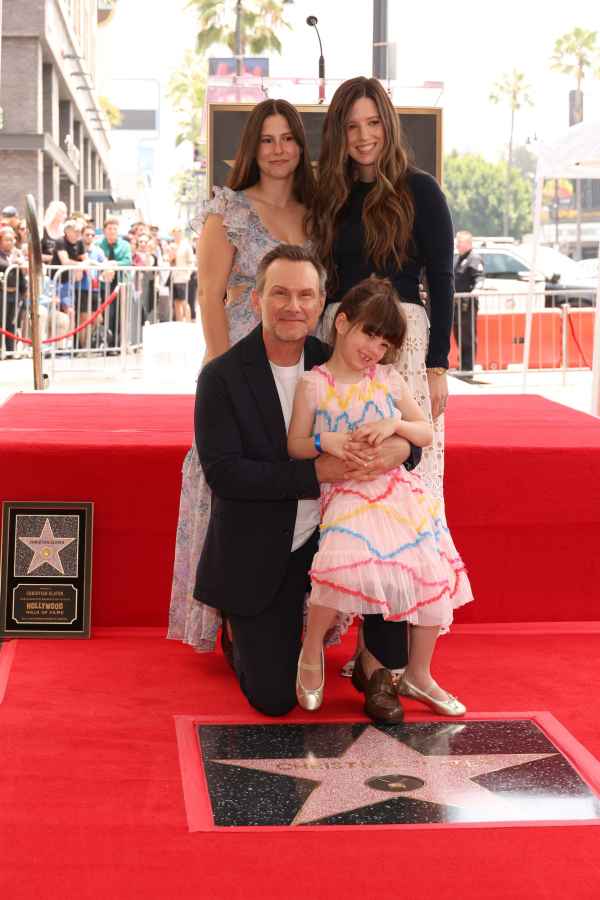 Christian Slater Celebrates Walk of Fame With Wife and Daughters | Us ...