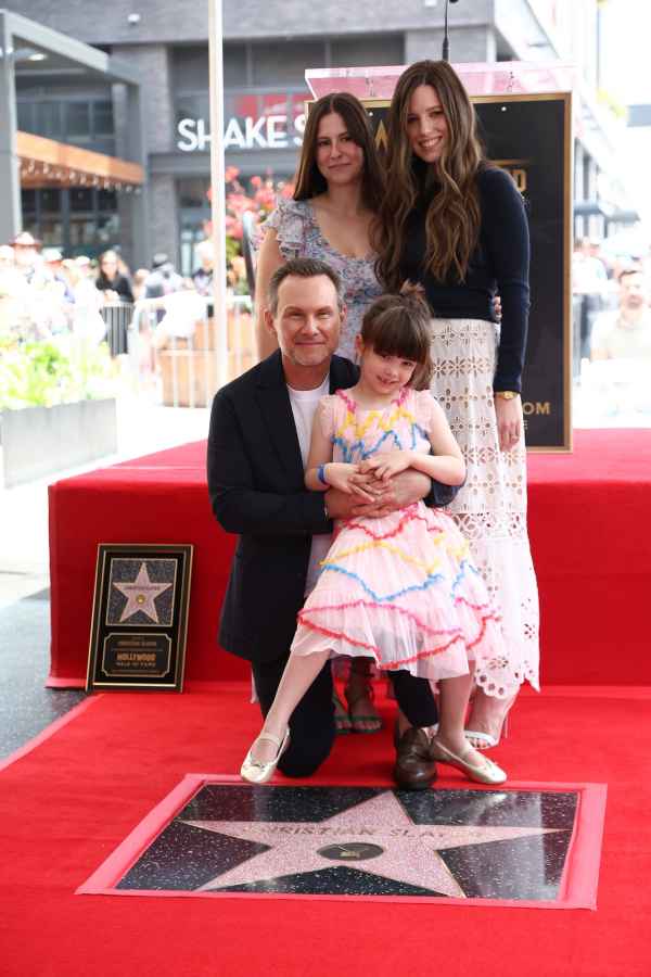 Christian Slater Celebrates Walk of Fame With Wife and Daughters | Us ...