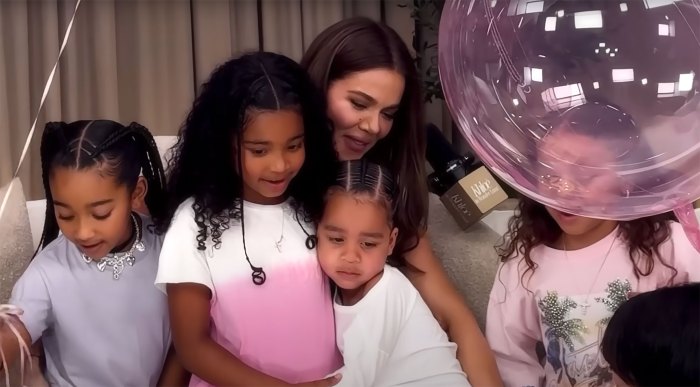 Khloe Kardashian Gets Birthday Surprise as Kids Crash Podcast | Us Weekly