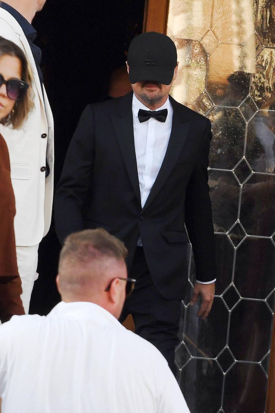Leonardo DiCaprio Trolled for Dodgers Cap at Jeff Bezos Wedding | Us Weekly
