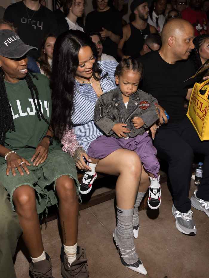 Rihanna and ASAP Rocky's Son Riot Makes Fashion Week Debut | Us Weekly