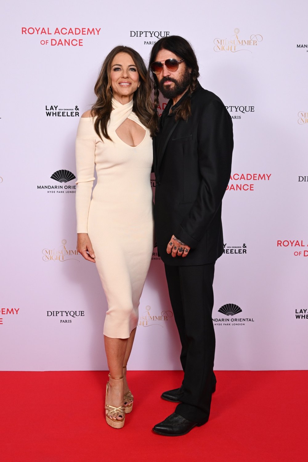 Billy Ray Cyrus and Elizabeth Hurley Attend Noah Cyrus London Show ...