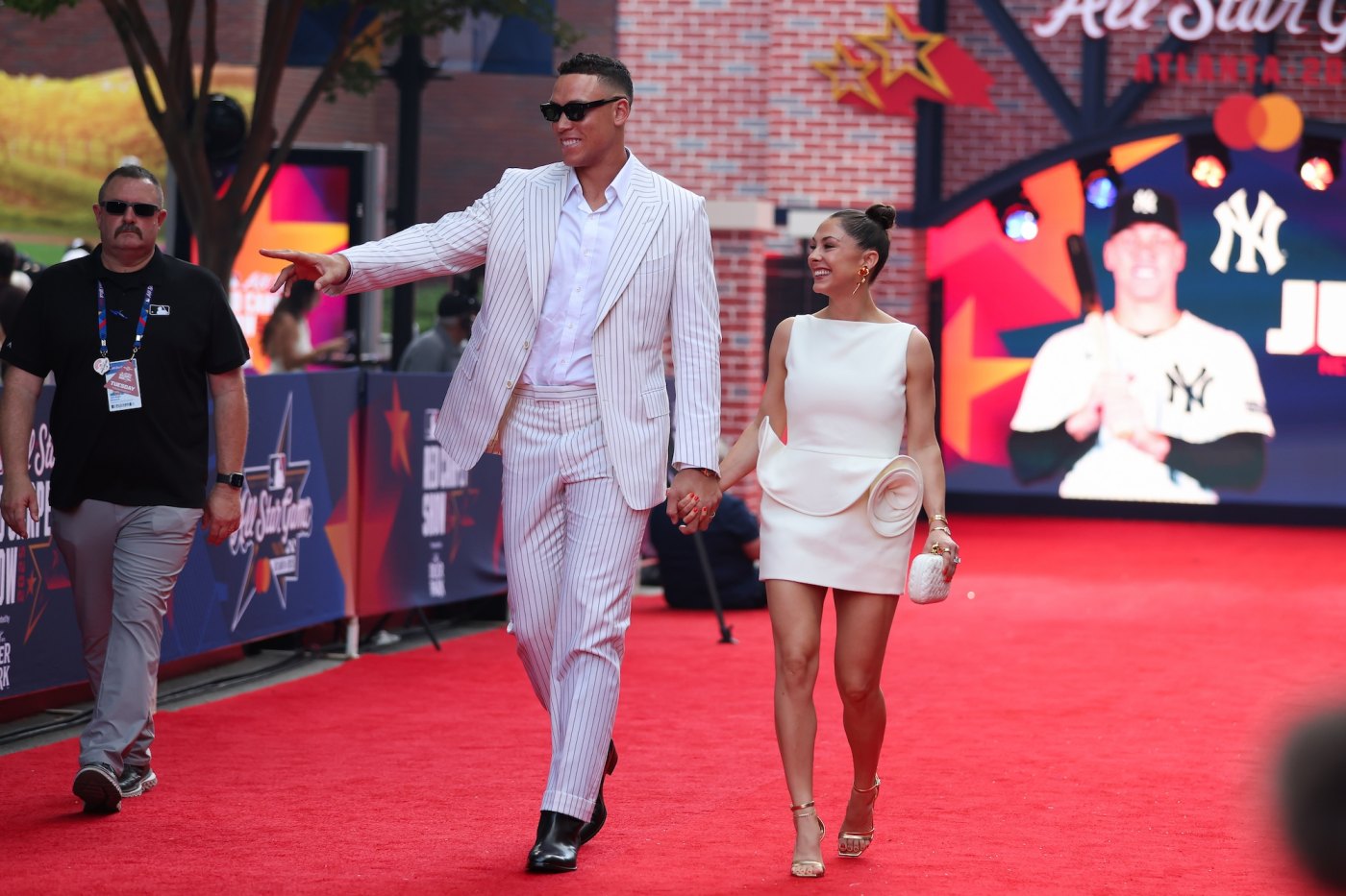Aaron Judge and Wife Samantha Bracksieck Attend MLB All-Star Game | Us ...