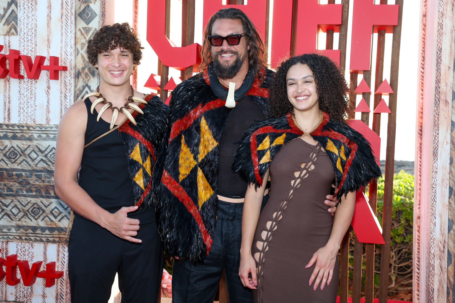 Jason Momoa’s Kids Walk Red Carpet at 'Chief of War' Premiere | Us Weekly