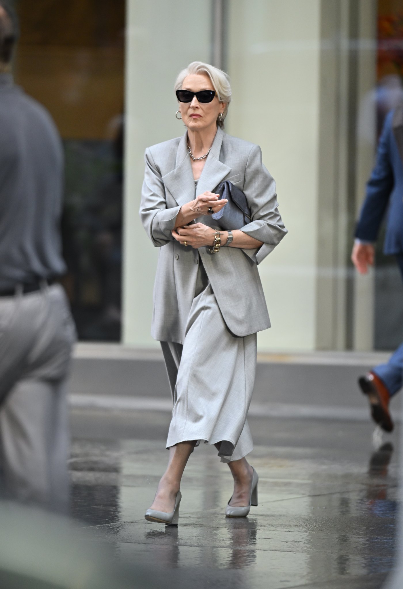 Love Meryl Streep’s Sleek Gray Blazer? Copy the Look for Just $34 | Us ...
