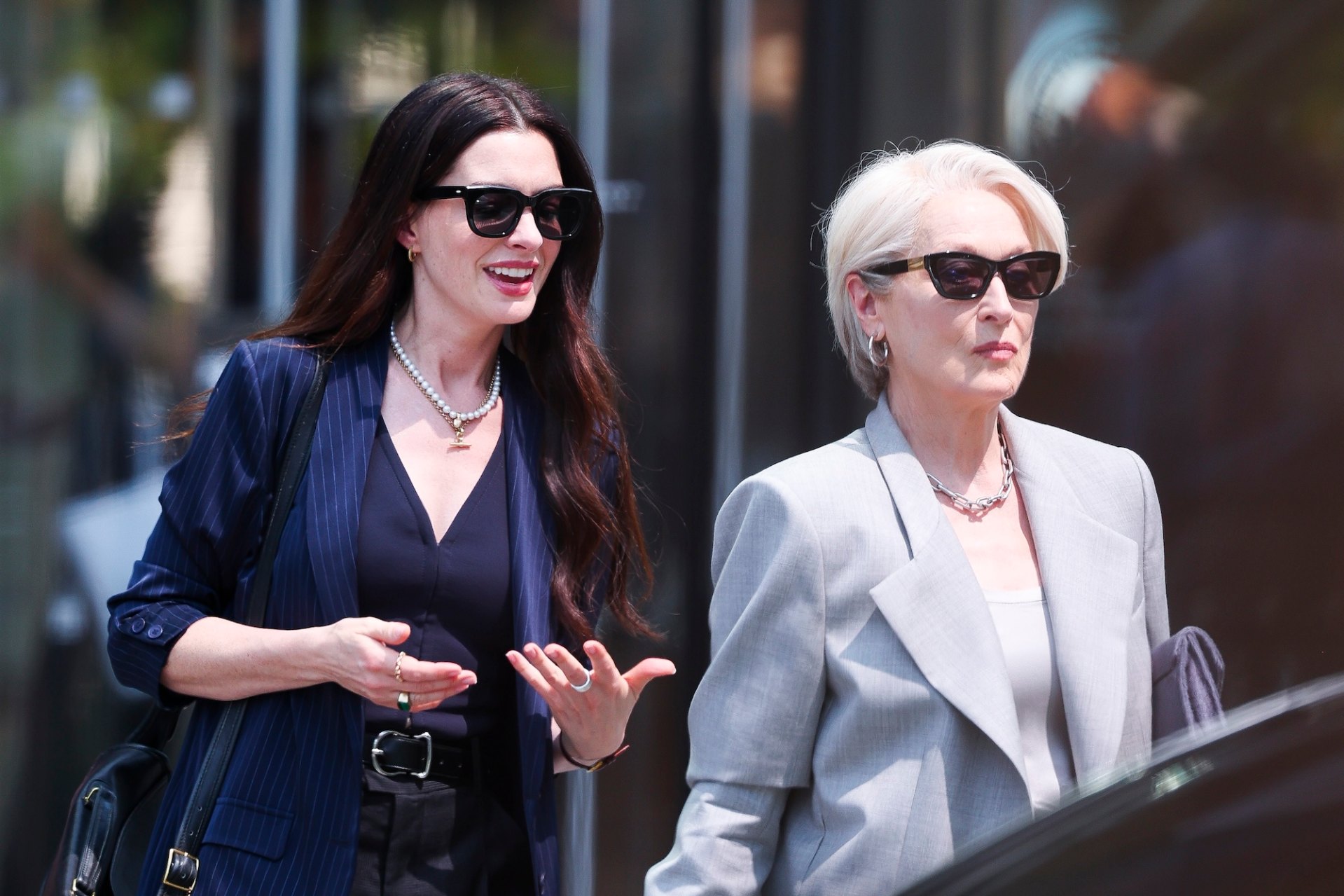 Emily Blunt Rocks Characters Red Hair On The Devil Wears Prada 2 Set