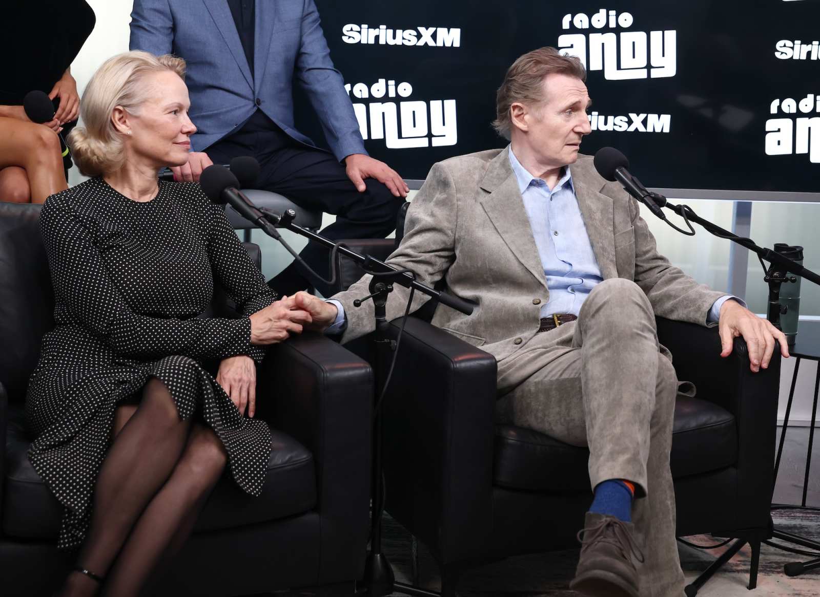 Pamela Anderson Praises Liam Neeson’s Charm and Comedy Skills | Us Weekly