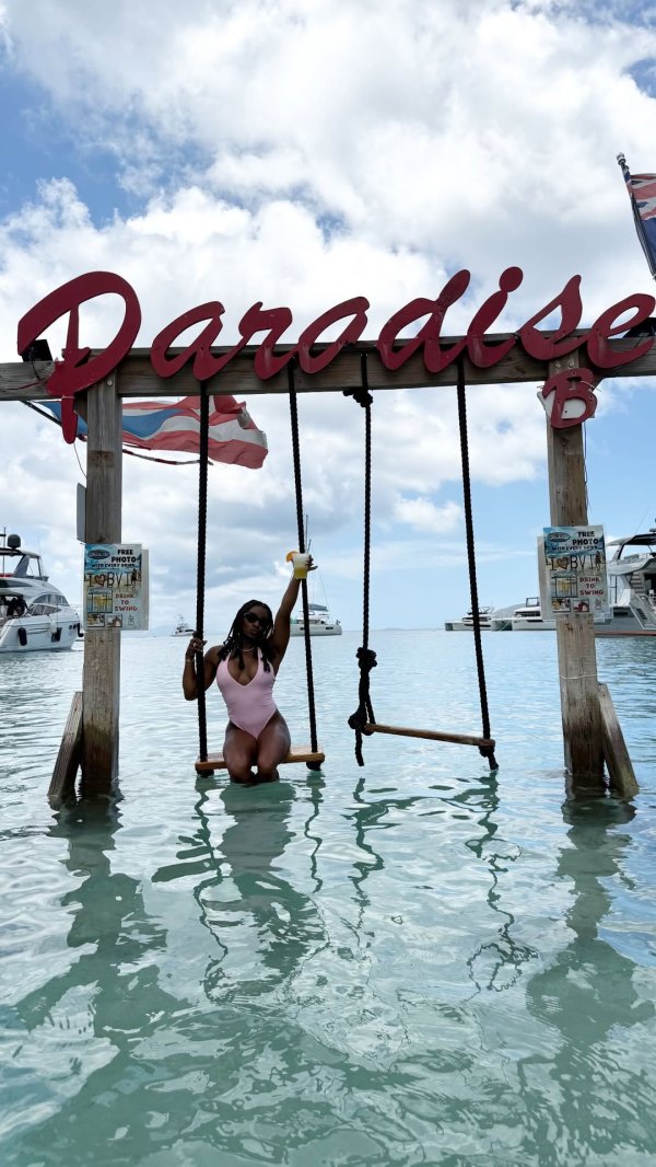 Simone Biles Stuns in Barbiecore Pink One-Piece Swimsuit | Us Weekly