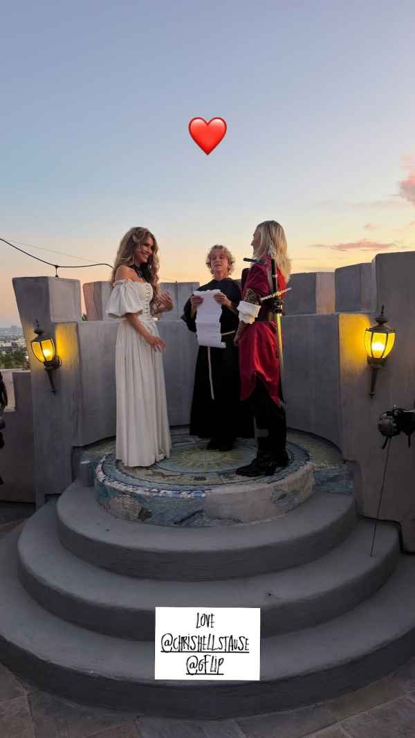 Chrishell Stause and G Flip Renew Vows in Medieval Ceremony | Us Weekly