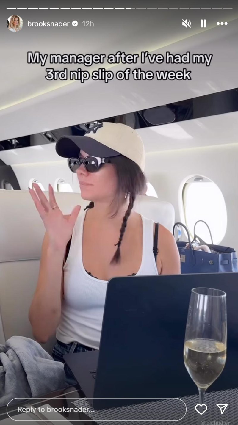 Brooks Nader Jokes About Braless Moment and '3rd Nip Slip of the Week ...