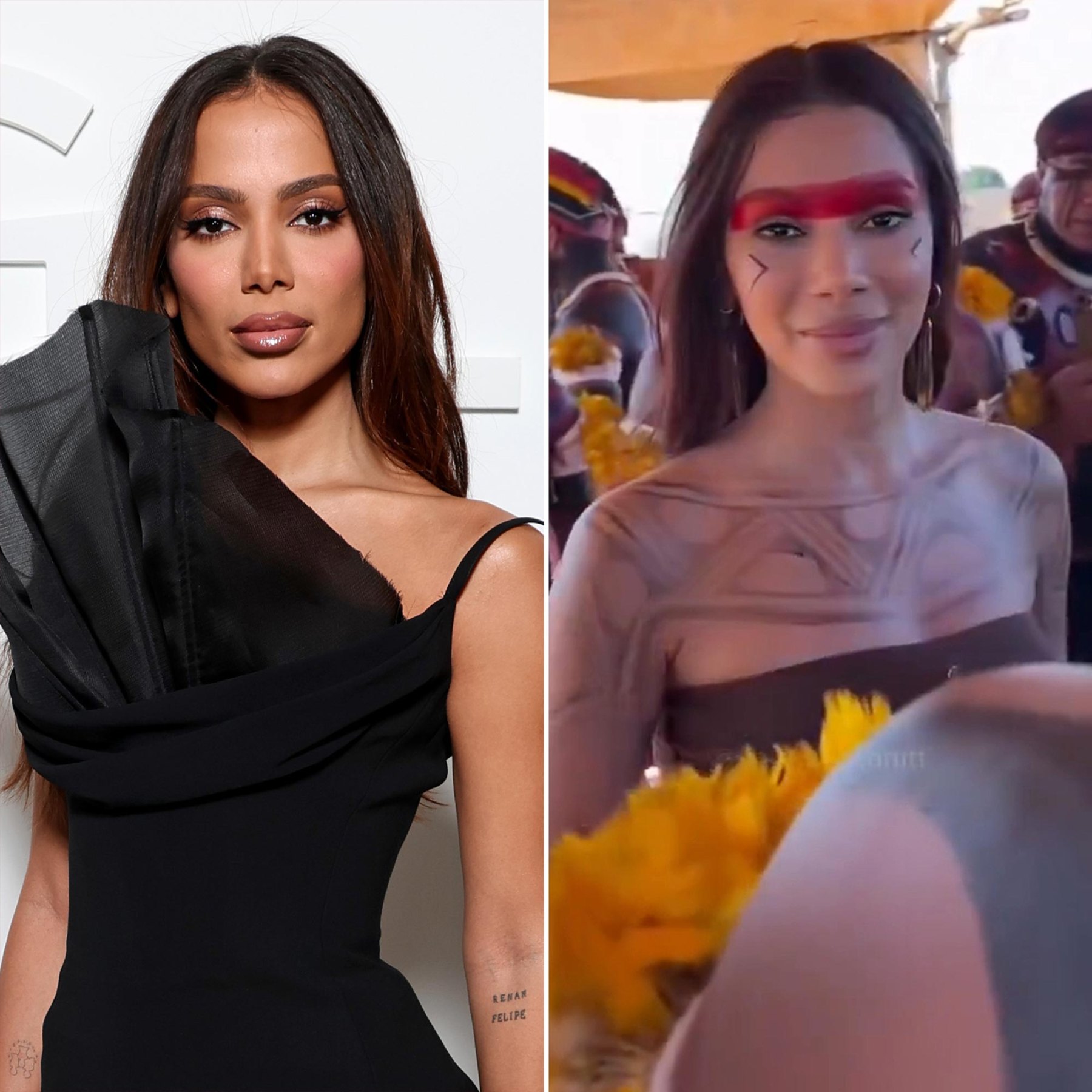 Anitta's Butt in Body Paint: Fans React to Risque Moment in Xingu | Us ...