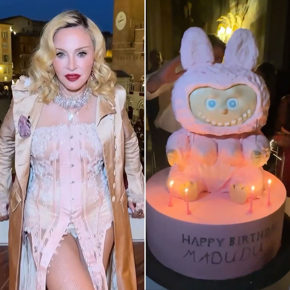 Madonna Stuns in Corset for 67th Birthday Celebration in Italy | Us Weekly