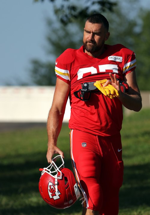 Travis Kelce Hits Practice Field Hours After Taylor Swift Engagement ...