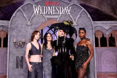 Lady Gaga, Jenna Ortega Rock Goth Looks at Wednesday Season 2 Event ...