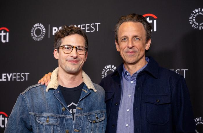 Andy Samberg Reacts to Seth Meyers' Dog's Death After Feud | Us Weekly