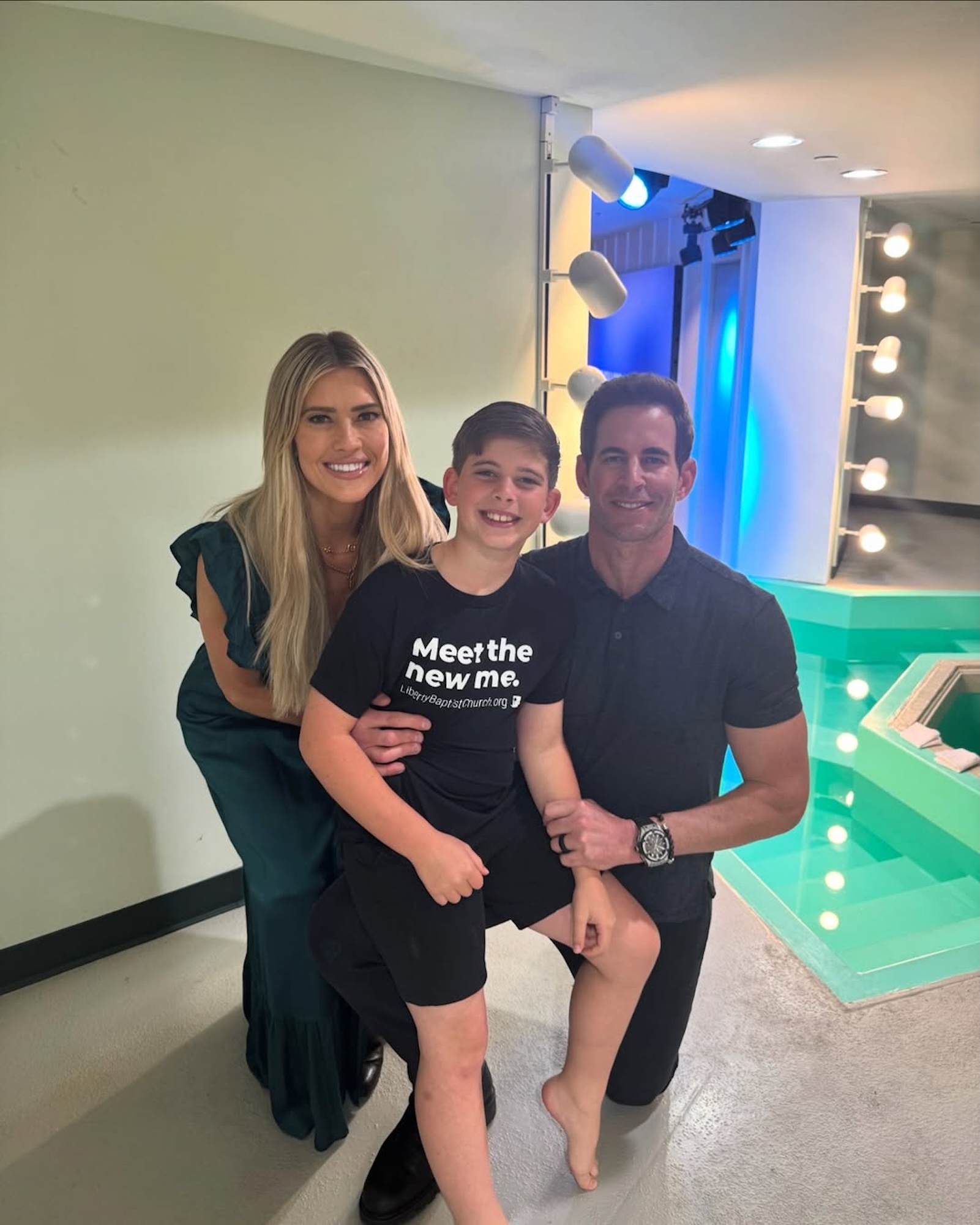 Christina Haack, Boyfriend Pose With Tarek El Moussa at Son's Birthday ...