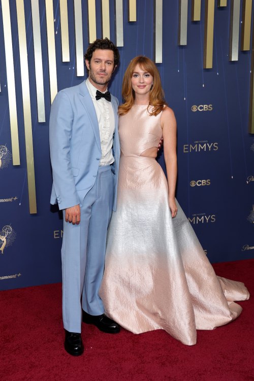 Adam Brody, Leighton Meester Shine on 2025 Emmys Red Carpet | Us Weekly