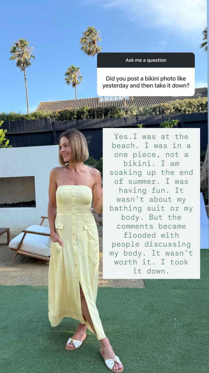 Why Candace Cameron Bure Deleted Swimsuit Pic Amid Body Comments | Us ...