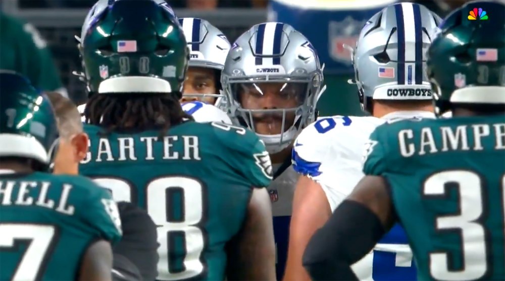 Cowboys QB Dak Prescott Denies Spitting on Eagles’ Jalen Carter First ...