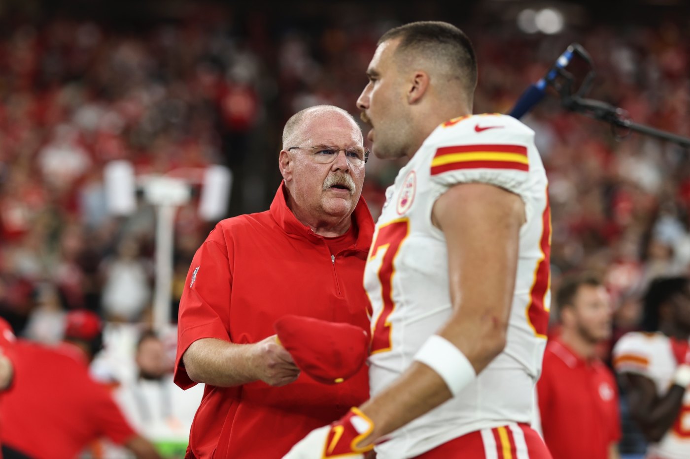 Travis Kelce Breaks Silence on Heated Exchanges With Andy Reid | Us Weekly
