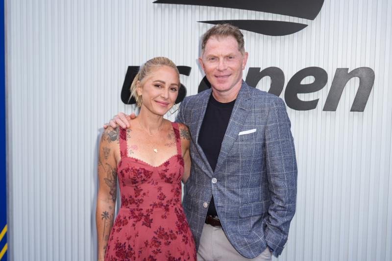Bobby Flay Packs on PDA With Brooke Williamson at 2025 US Open, Fans ...