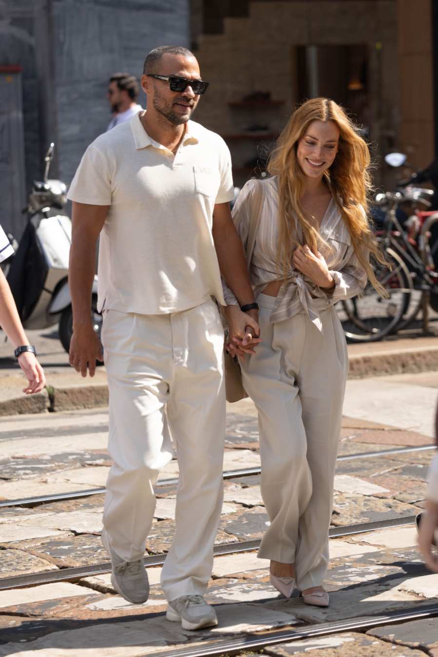Jesse Williams and Alejandra Onieva Seen Holding Hands in Milan | Us Weekly