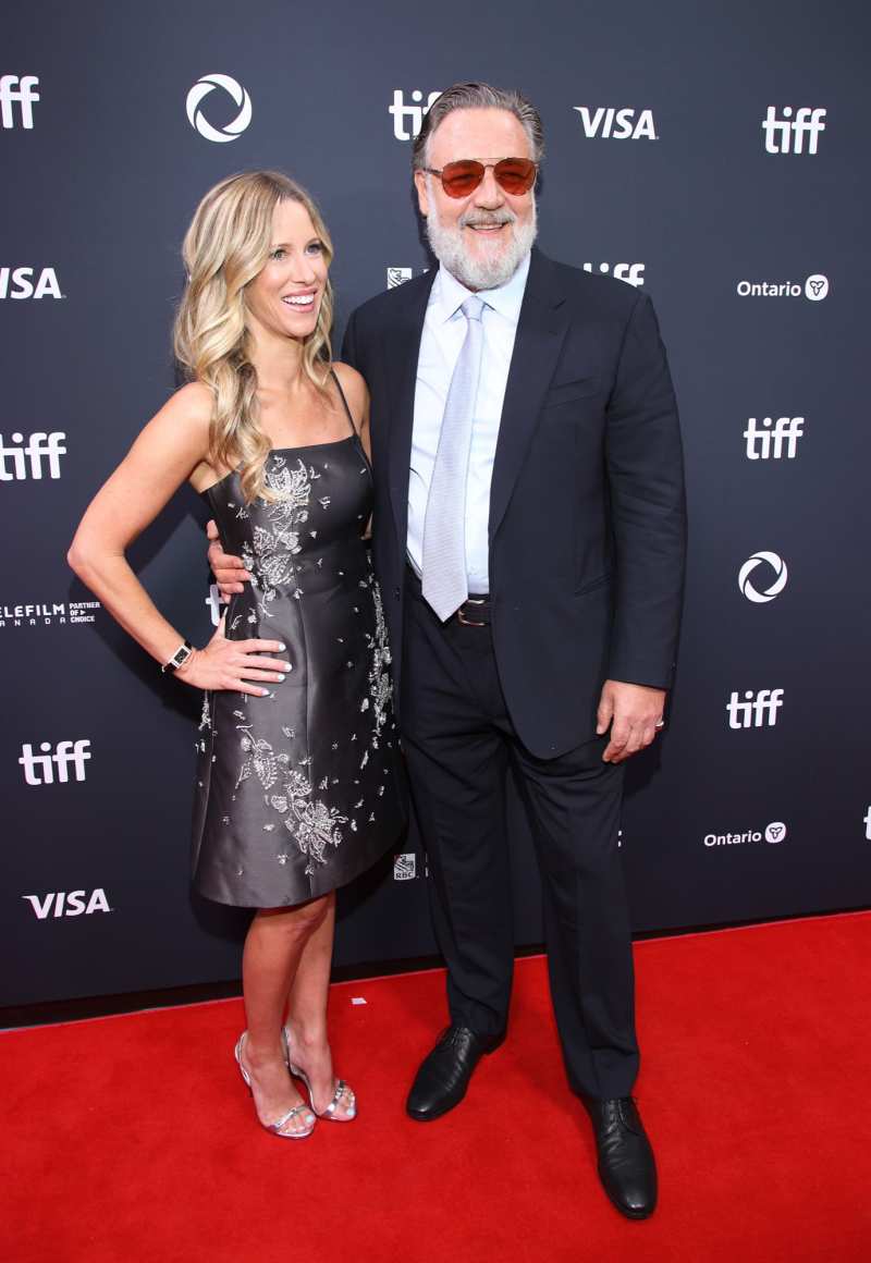 Russell Crowe and Britney Theriot Step Out at Toronto Film Festival ...