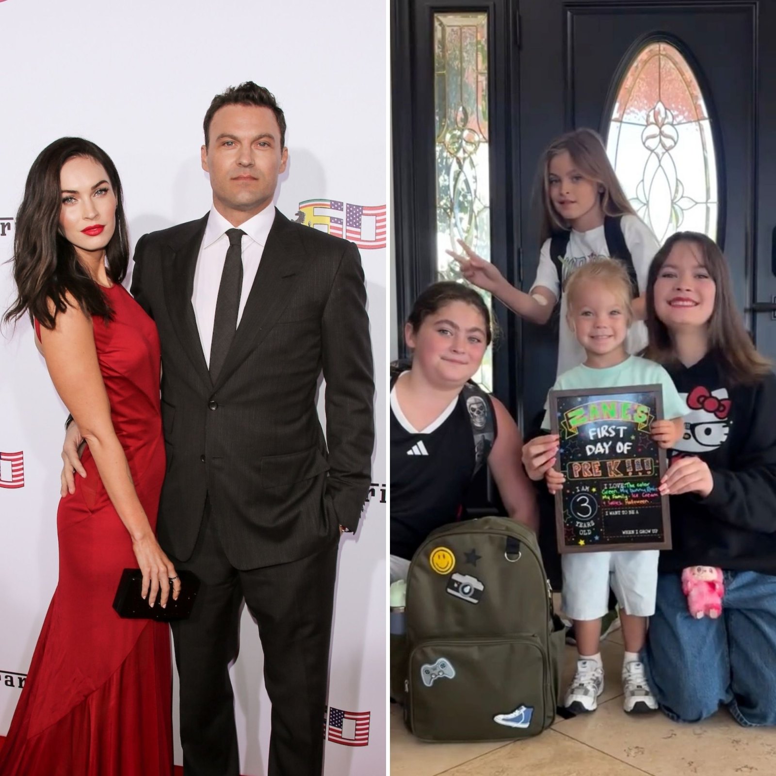 Megan Fox and Brian Austin Green's Kids Pose With Half-Brother Zane ...